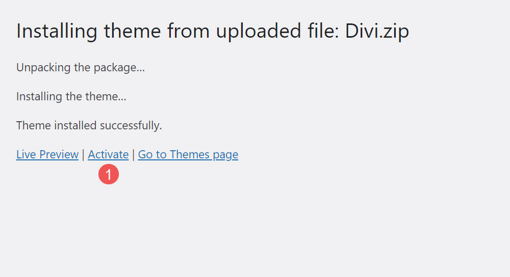 Getting Started with Divi: Installing Divi - Randy A Brown
